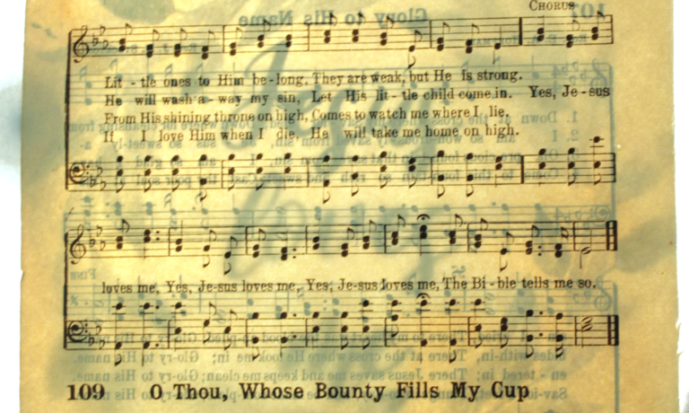 How to Make Your Own Hymn Wall Art - Little Tennessee Home